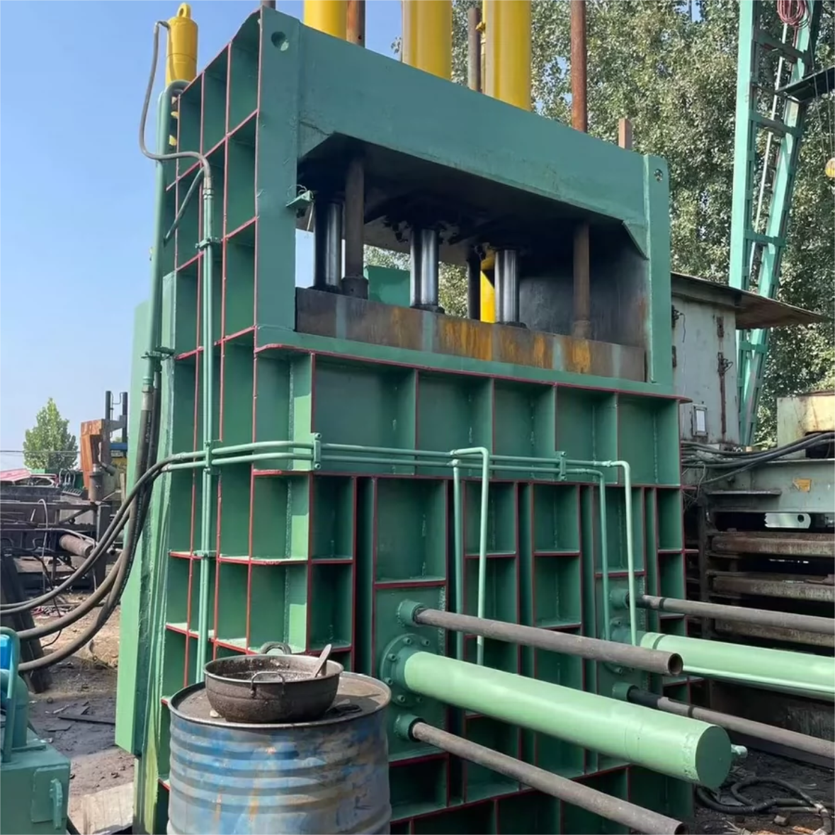 Used VIGERT YD-350T Vertical Square Pressing Machine For Sale - VIGERT